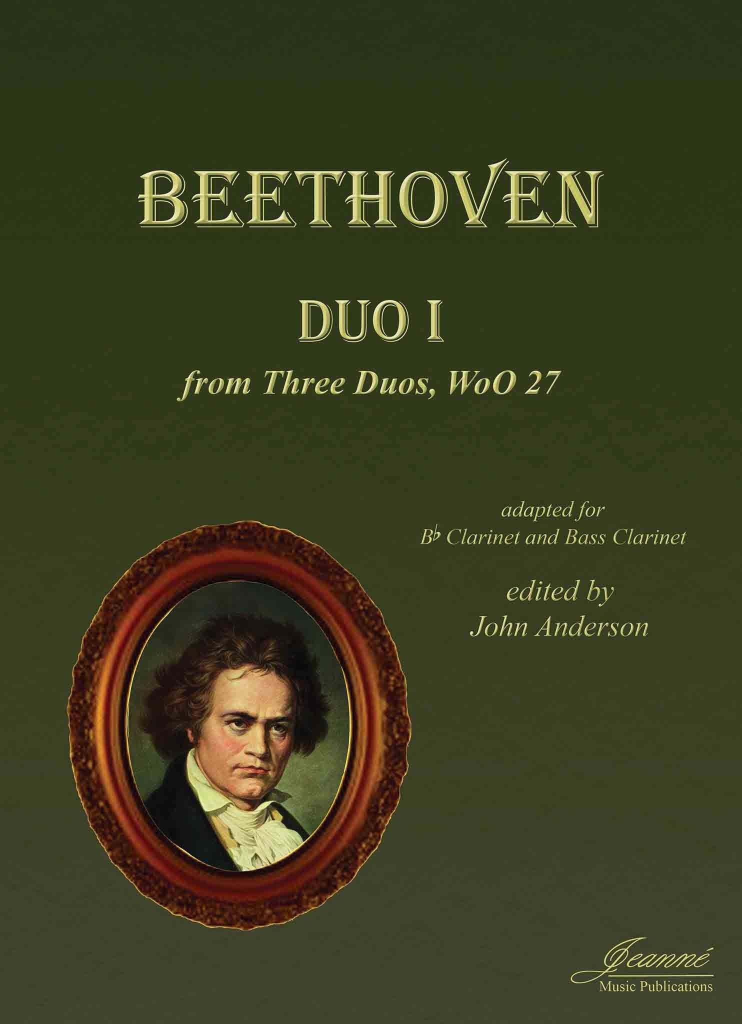 Beethoven (Anderson) Duo I, WoO 27, adapted for clarinet and bass clar ...