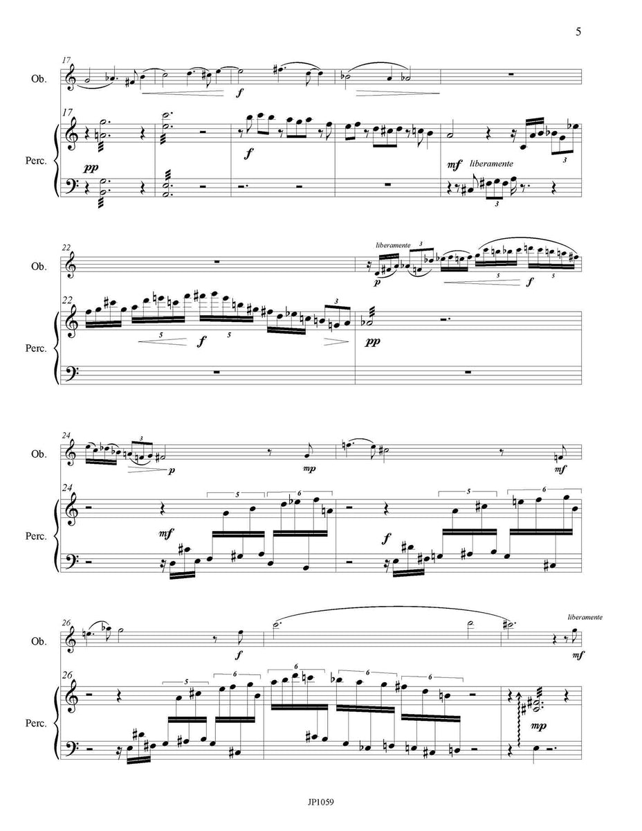 Morehead: Conversations for Oboe and Percussion – Jeanne-Inc