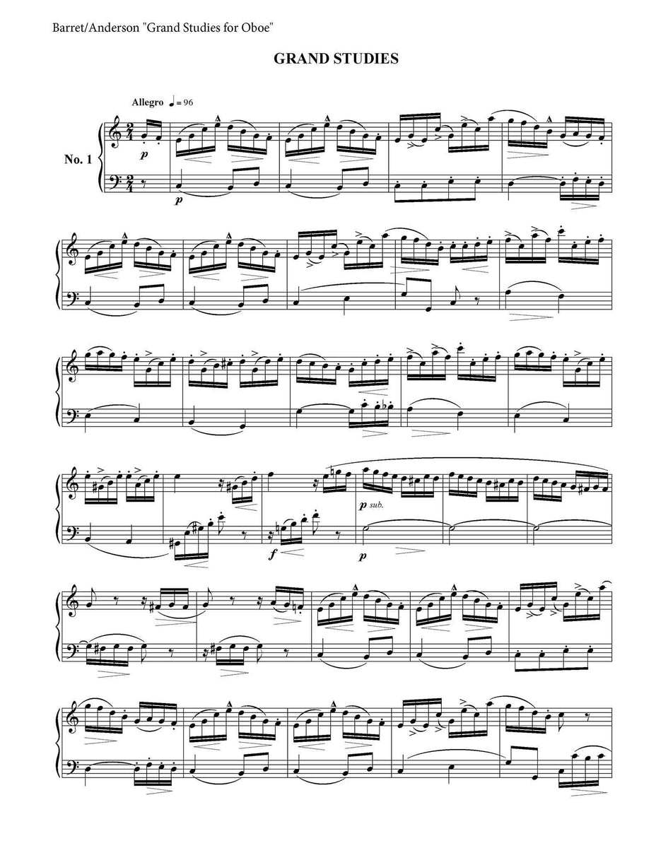 Barret (Anderson): Oboe Method, Part 3 (Grand Studies) – Jeanne-Inc